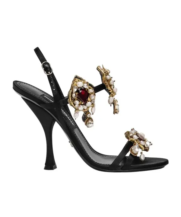 Dolce & Gabbana 105mm Embellished Stiletto Sandals
