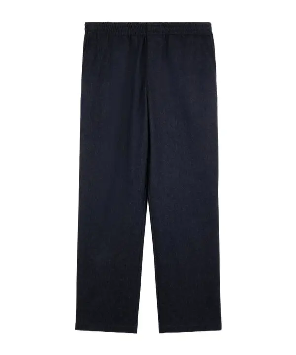 TOD'S Trousers In Wool Denim With Drawstring