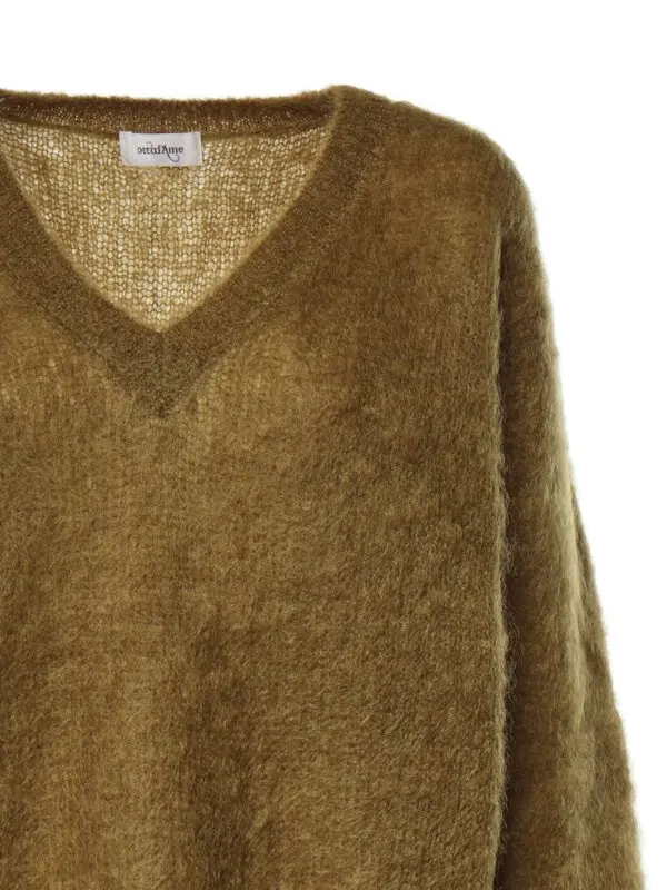 OTTOD'AME V-neck Loose Knit Sweater