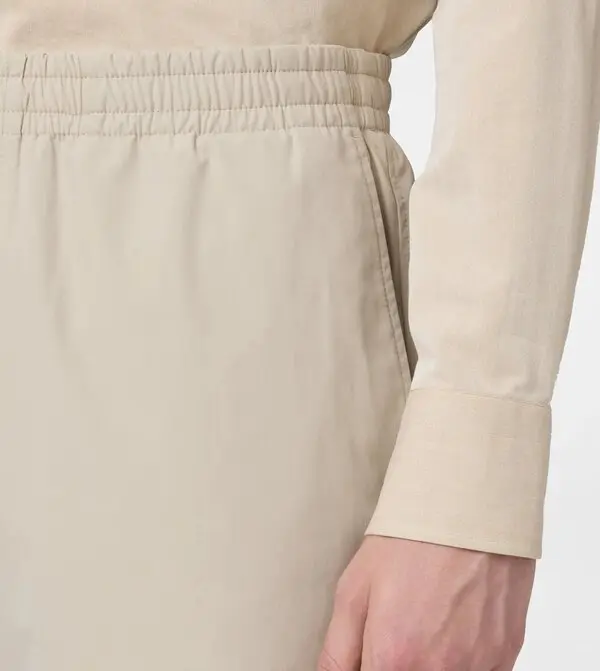 TOD'S Trousers In Technical Cotton With Drawstring