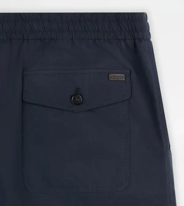TOD'S Pants In Technical Cotton With Drawstring