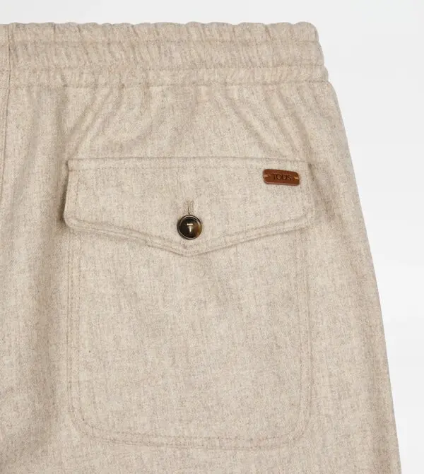 TOD'S Trousers In Flannel With Drawstring