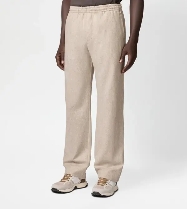 TOD'S Trousers In Flannel With Drawstring