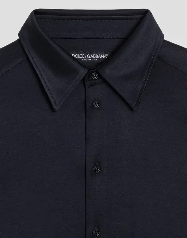 Dolce & Gabbana Martini Silk Jersey Shirt