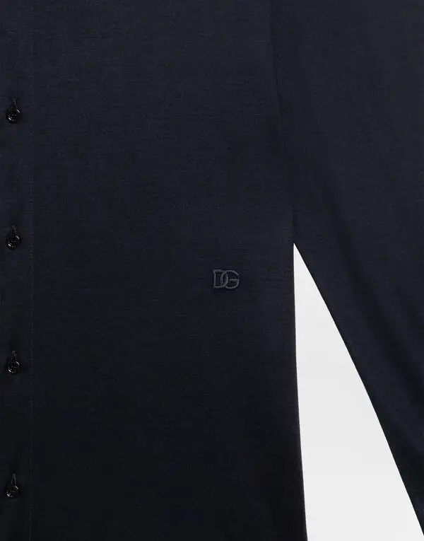 Dolce & Gabbana Martini Silk Jersey Shirt