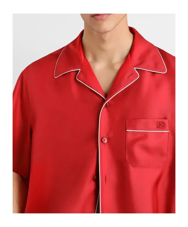 Dolce & Gabbana Hawaii Silk Twill Shirt