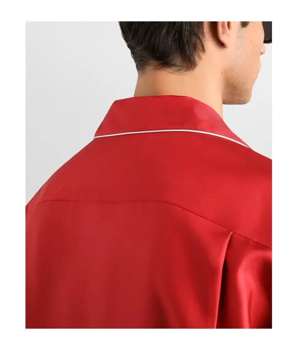 Dolce & Gabbana Hawaii Silk Twill Shirt