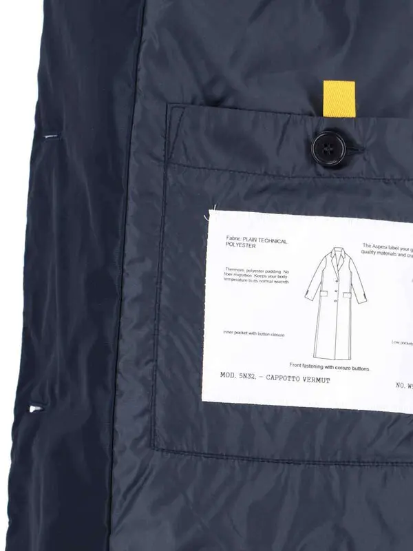 Aspesi Flap-pocket Long Coat