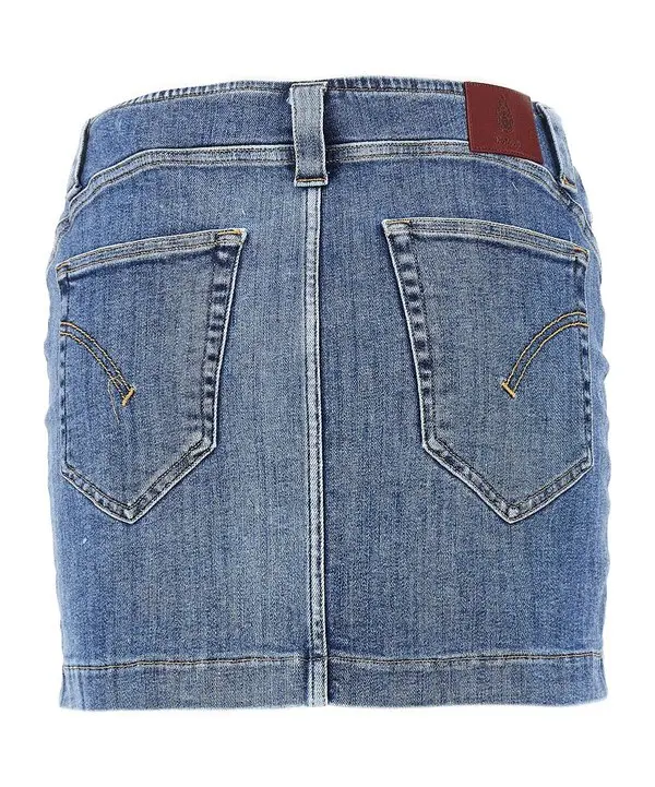 DONDUP Button-fastening Denim Skirt