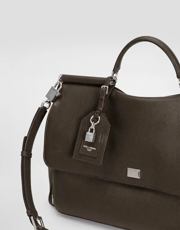 Dolce & Gabbana Dolce Gabbana My Sicily Logo Plaque Handbag