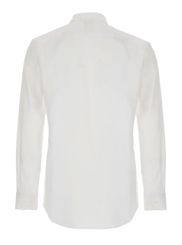 BOSS Shirt With Pointed Collar And Long Sleeves In Cotton For