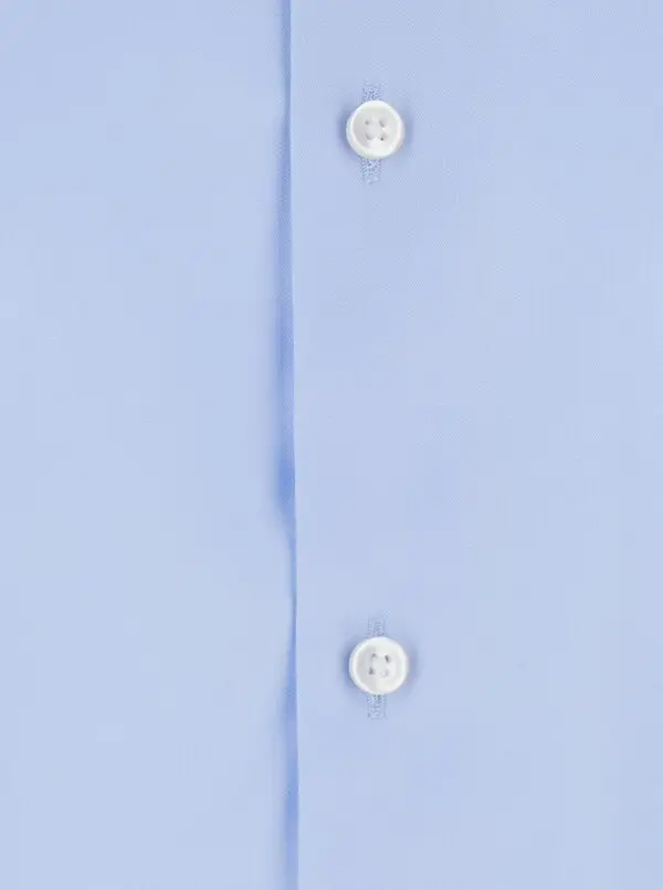 BOSS Hank' Light Shirt With Classic Collar And Curved Hem In Cotton For