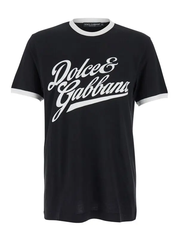 Dolce & Gabbana T-shirt M/corta Giro Jersey - Multicolor