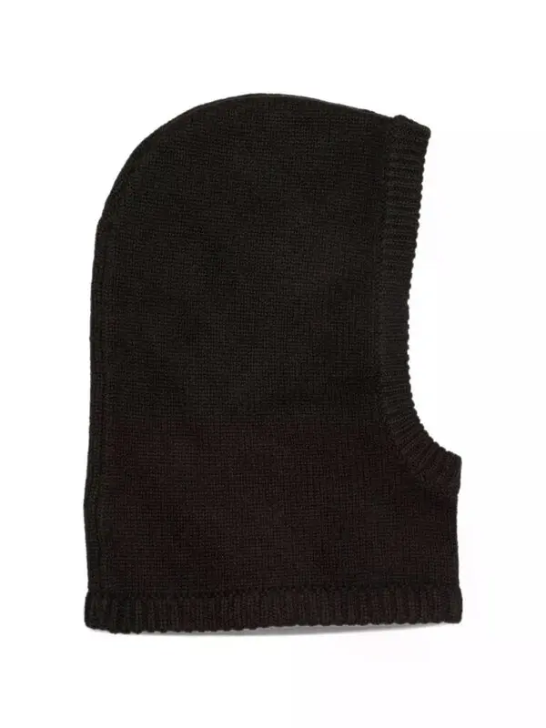 LISA YANG Astri Ribbed-knit Cashmere Balaclava - Brown