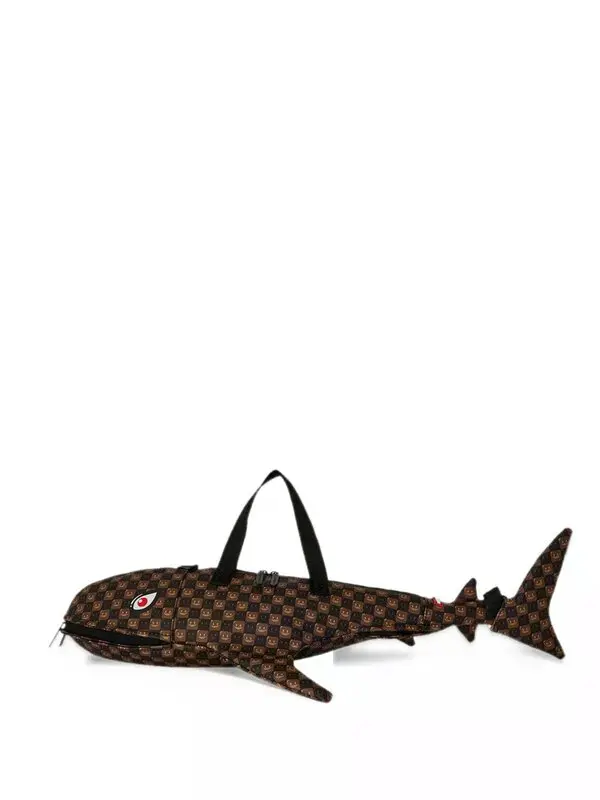 SPRAYGROUND Sharks In Paris Checkered Tote Bag