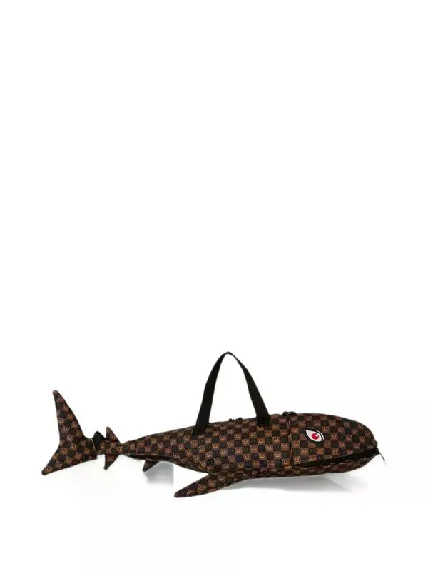 SPRAYGROUND Sharks In Paris Checkered Tote Bag