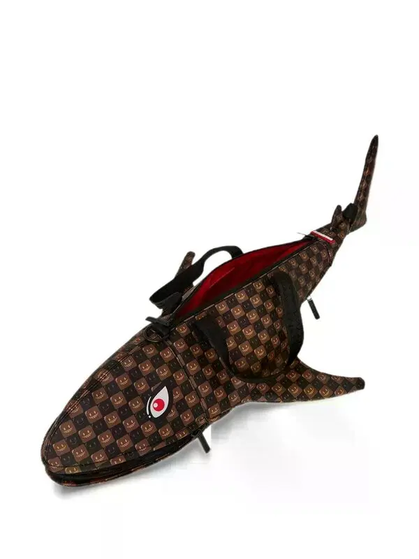 SPRAYGROUND Sharks In Paris Checkered Tote Bag