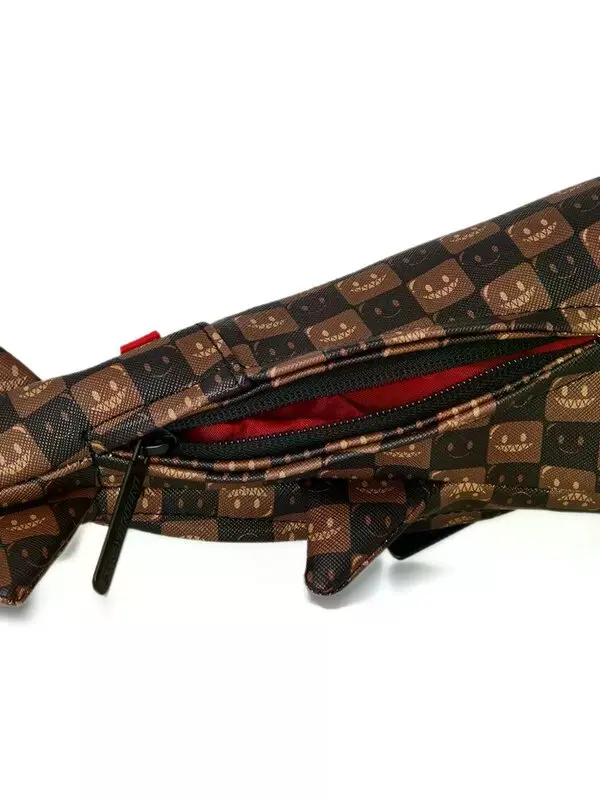 SPRAYGROUND Sharks In Paris Checkered Tote Bag