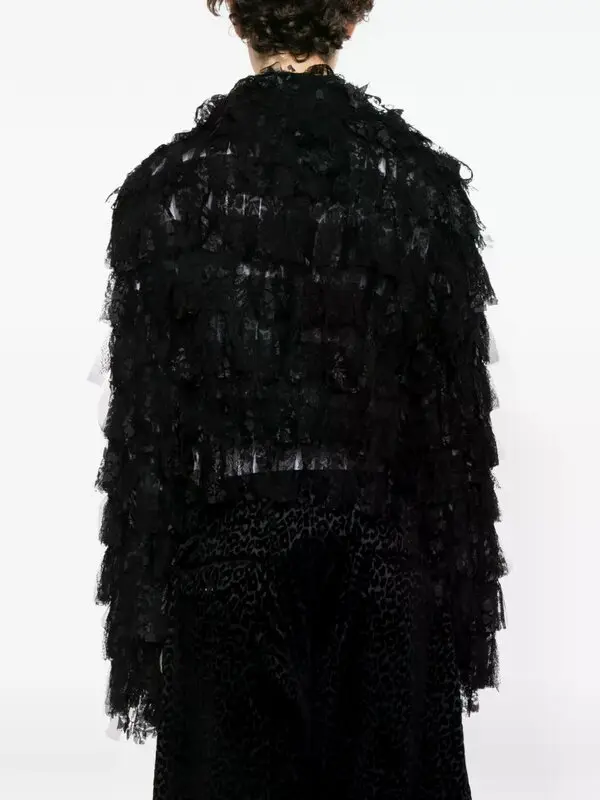 Comme Des Garçons Lace Paneled Jacket