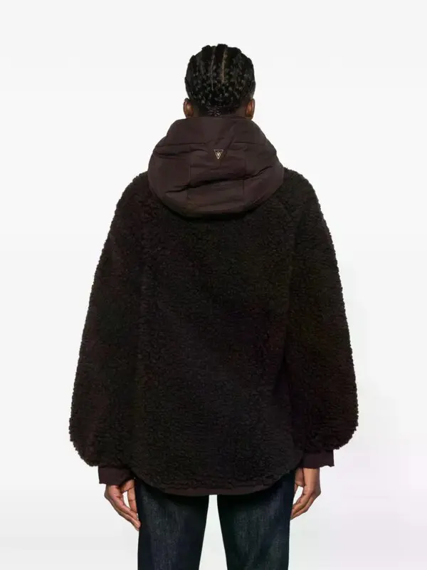 MACRON Rosie Hooded Fleece-texture Jacket