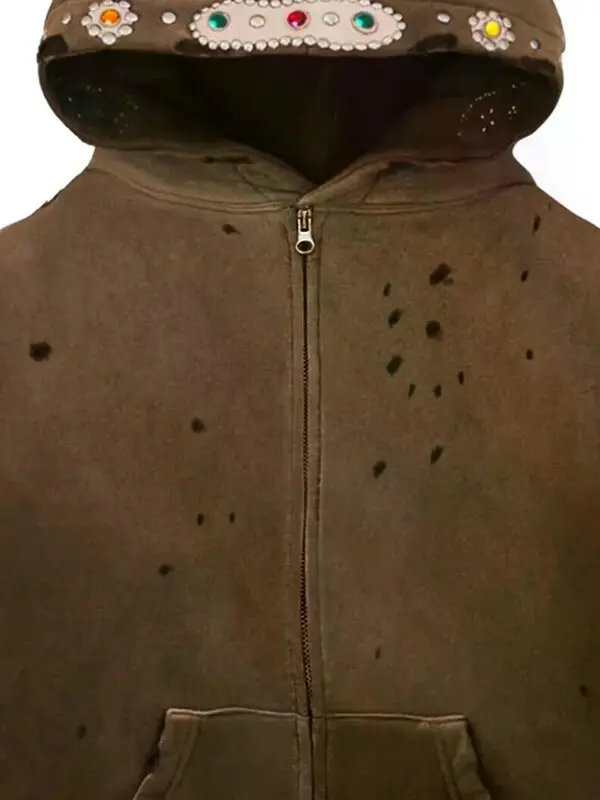 BRAVEST STUDIOS Sapphire Zip Up Hoodie