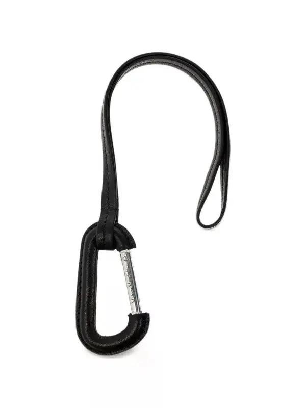 MAISON MARGIELA Leather-wrapped Carabiner Keyring