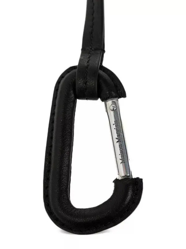 MAISON MARGIELA Leather-wrapped Carabiner Keyring