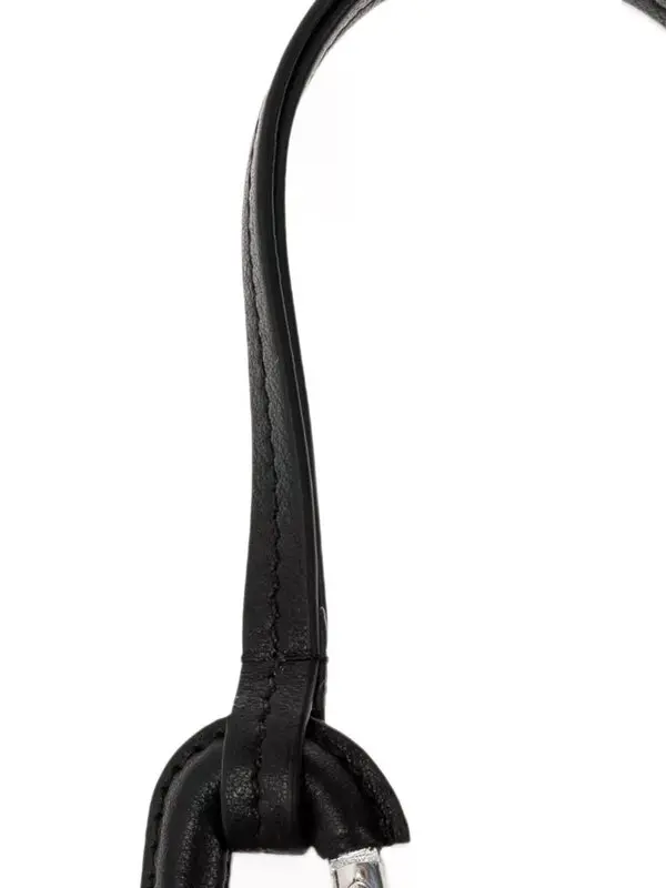 MAISON MARGIELA Leather-wrapped Carabiner Keyring