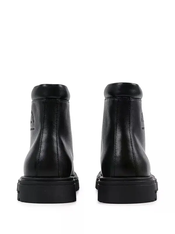 Karl Lagerfeld Koby Lace-up Leather Boots