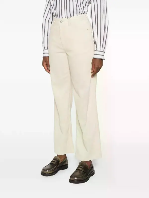 DUNST Corduroy Straight-leg Trousers