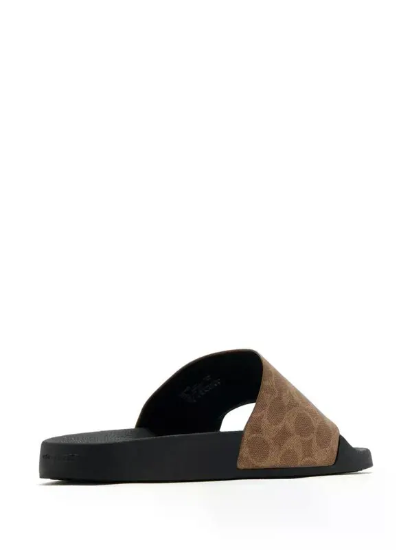 COACH Pool Slide In Signature Canvas