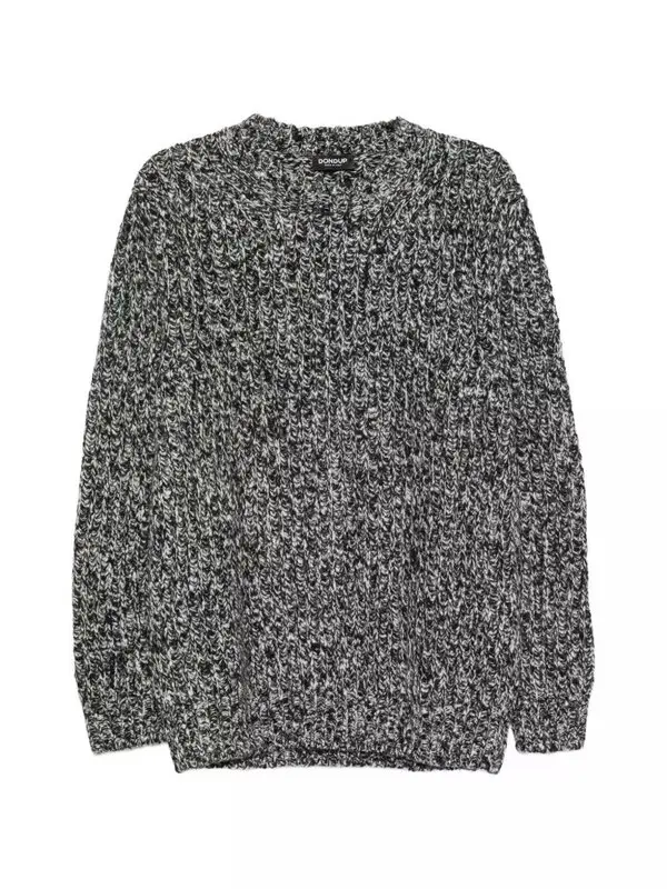 DONDUP Marl-knit Crew-neck Sweater