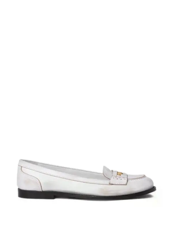 Miu Miu Leather Loafers
