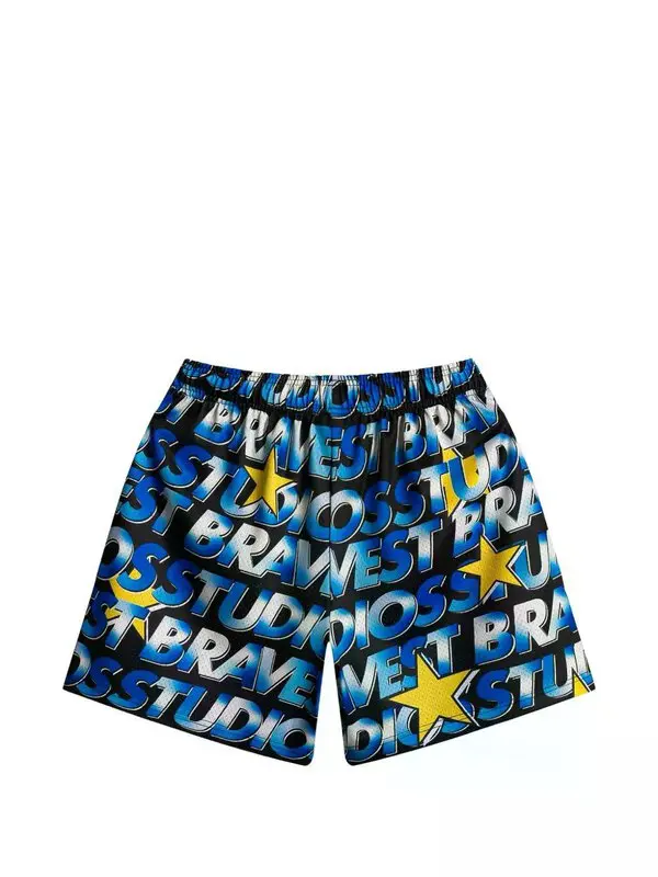 BRAVEST STUDIOS Fenom Graphic-print Shorts
