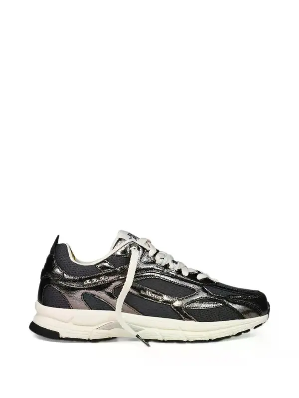 THEMERCER. The Re-run Cracked Leather Sneakers
