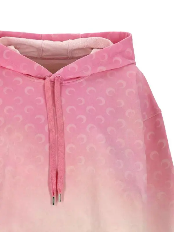 MARINE SERRE Daded Moon Fleece Hoodie
