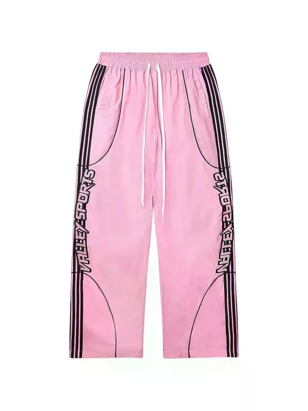 VALE FOREVER Piggy Bank Side-stripe Track Pants - Pink