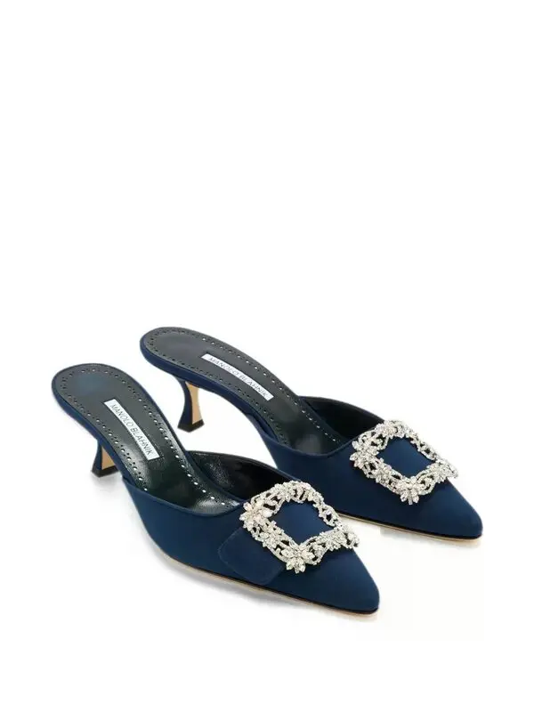 Manolo Blahnik Maysale Jewel Mules