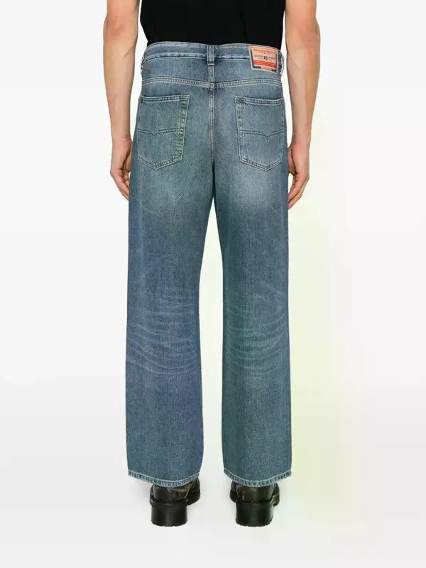 DIESEL® 2001 D-macro Distressed Straight-leg Jeans