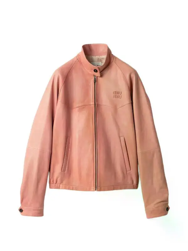 Miu Miu Nappa Leather Jacket