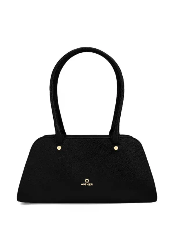 AIGNER Ivy Grainy Leather Tote Bag