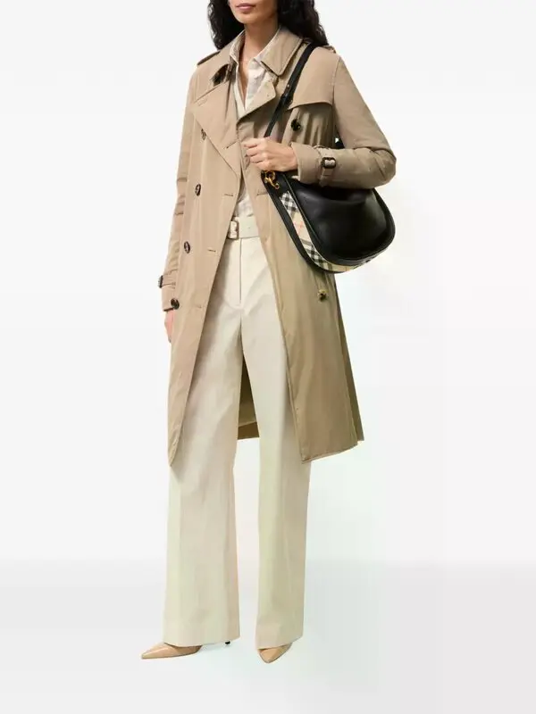 Burberry Long Padded Kensington Trench Coat
