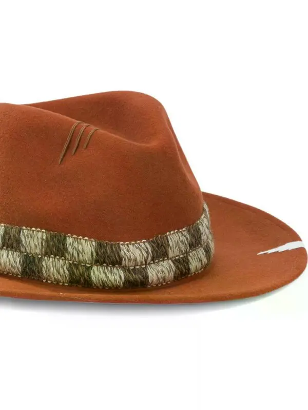 THE HAT GANG I See You Check-pattern Wool Hat