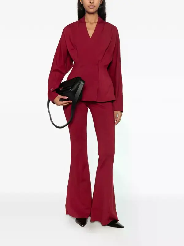 MACRON Sienna Wrap-front Peplum Jacket