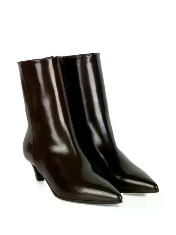 LORENZO MASIERO Pointed-toe Leather Boots