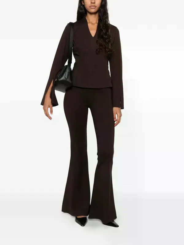 MACRON Harper Logo-plaque Flared Trousers
