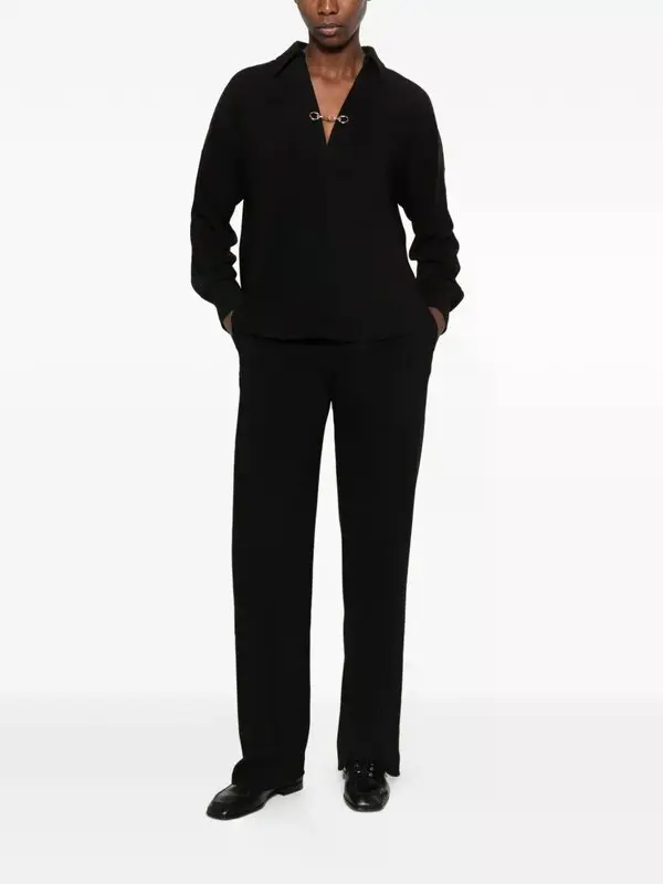 Liviana Conti Pressed-crease Straight-leg Trousers