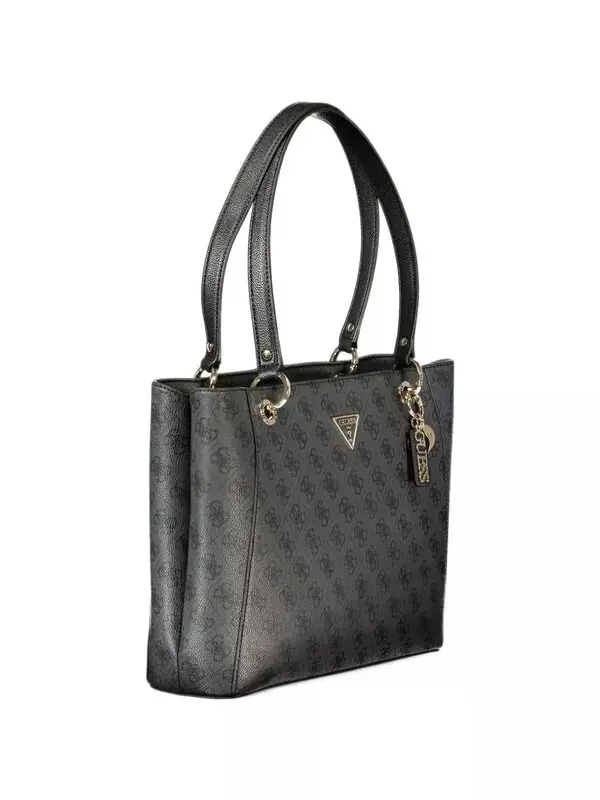 Guess Logo-print Pebbled Tote Bag