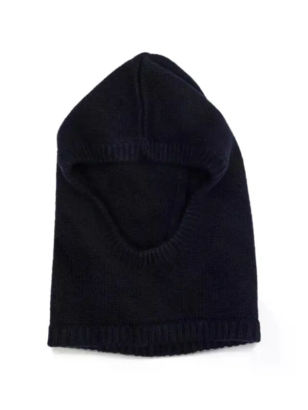 LISA YANG Astri Ribbed-knit Cashmere Balaclava - Blue