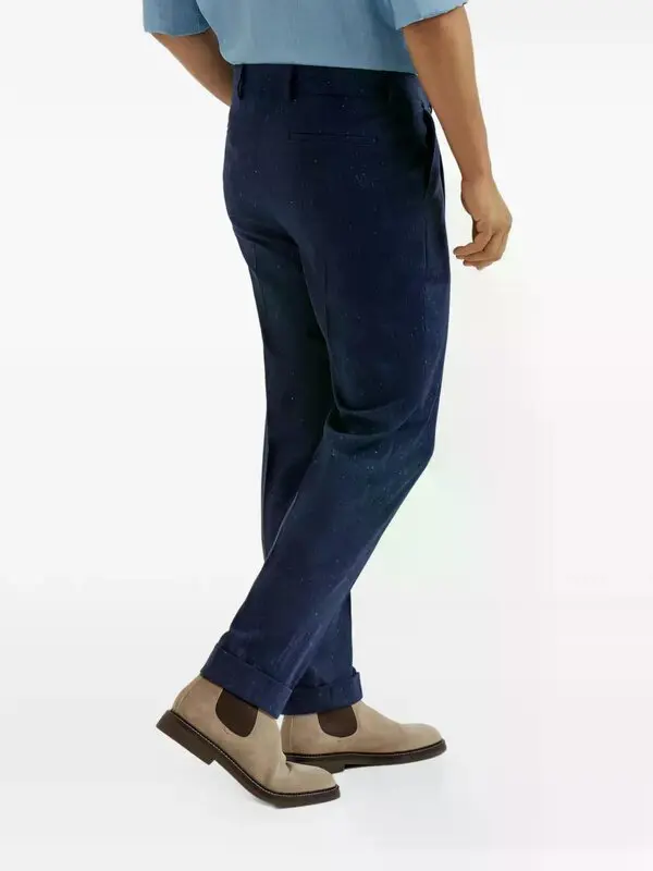 Brunello Cucinelli Pleated-front Wool Trousers